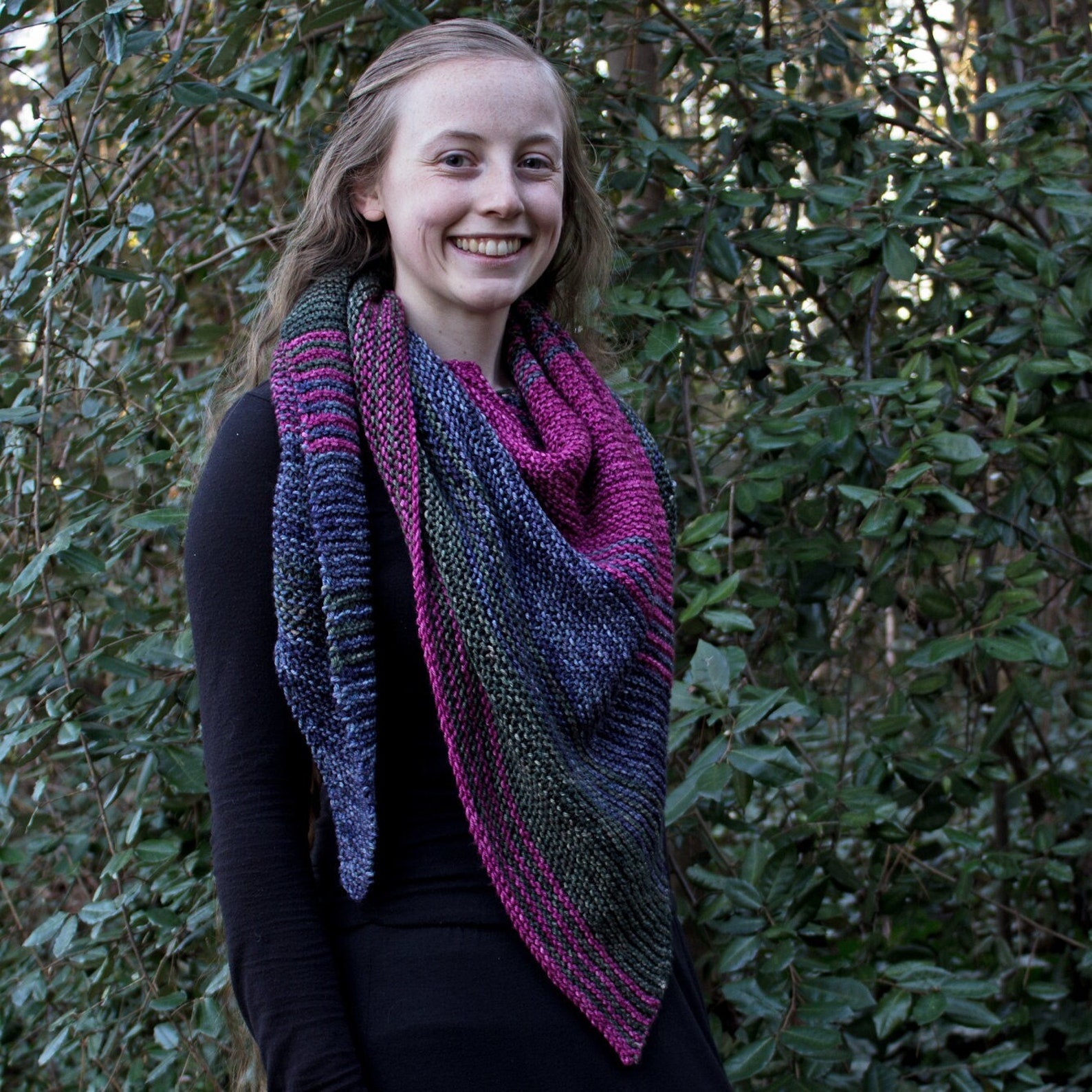 Simple Shawl Knitting Pattern / Beginner Friendly Knit Shawl / - Etsy