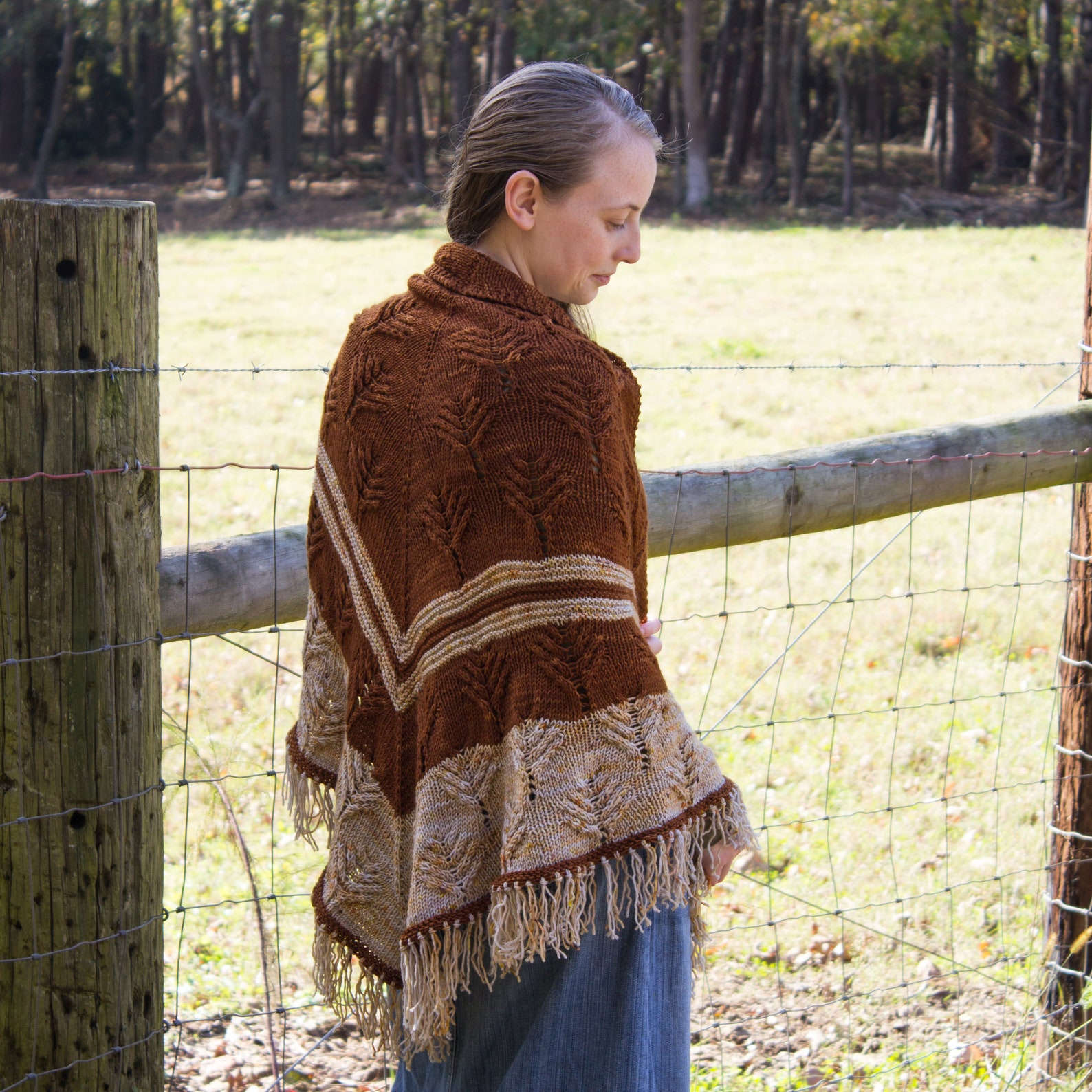 Cozy Shawl Knitting Pattern // Hand Knit Cabled Shawl With - Etsy