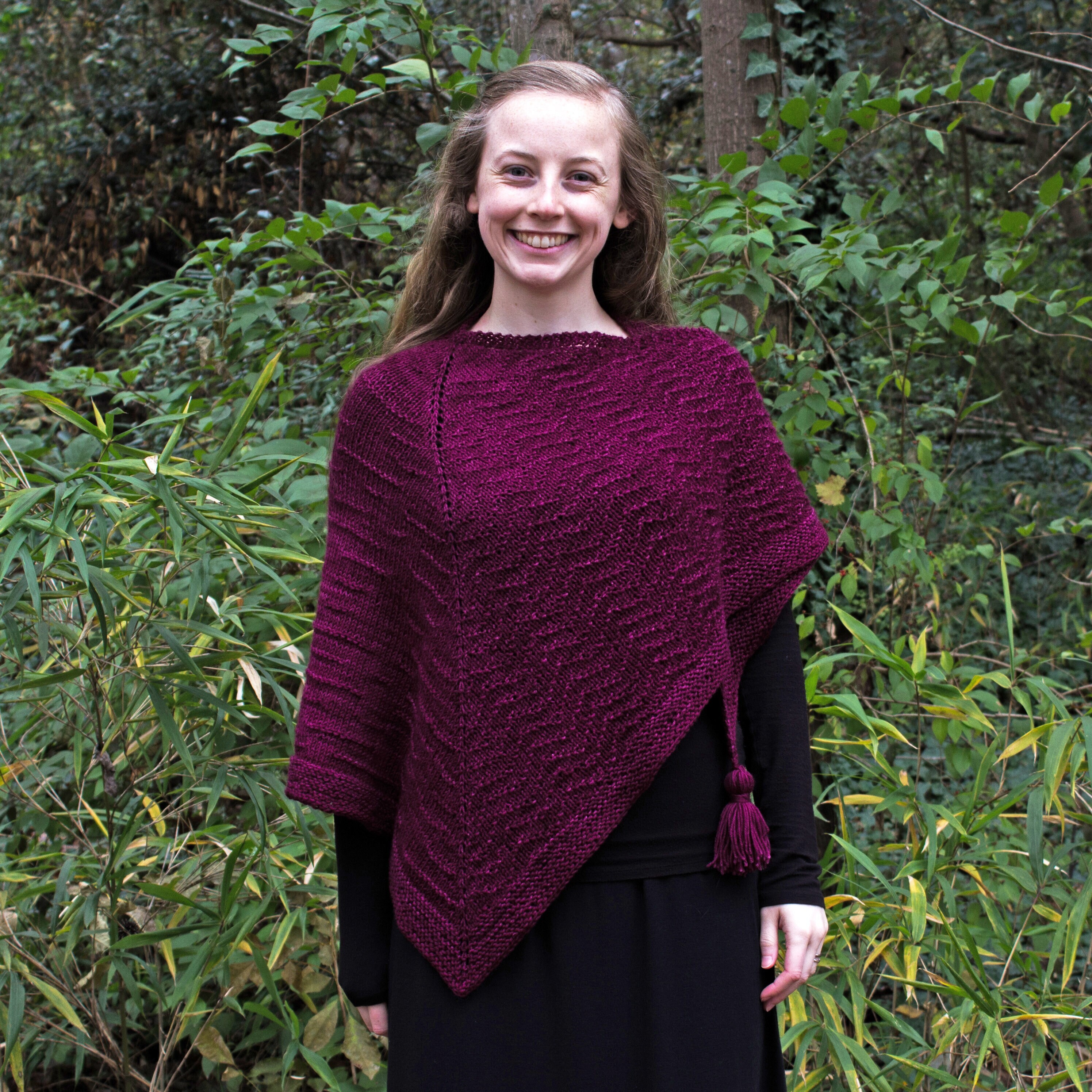 Cozy Shawl Knitting Pattern // Hand Knit Textured Shawl // - Etsy