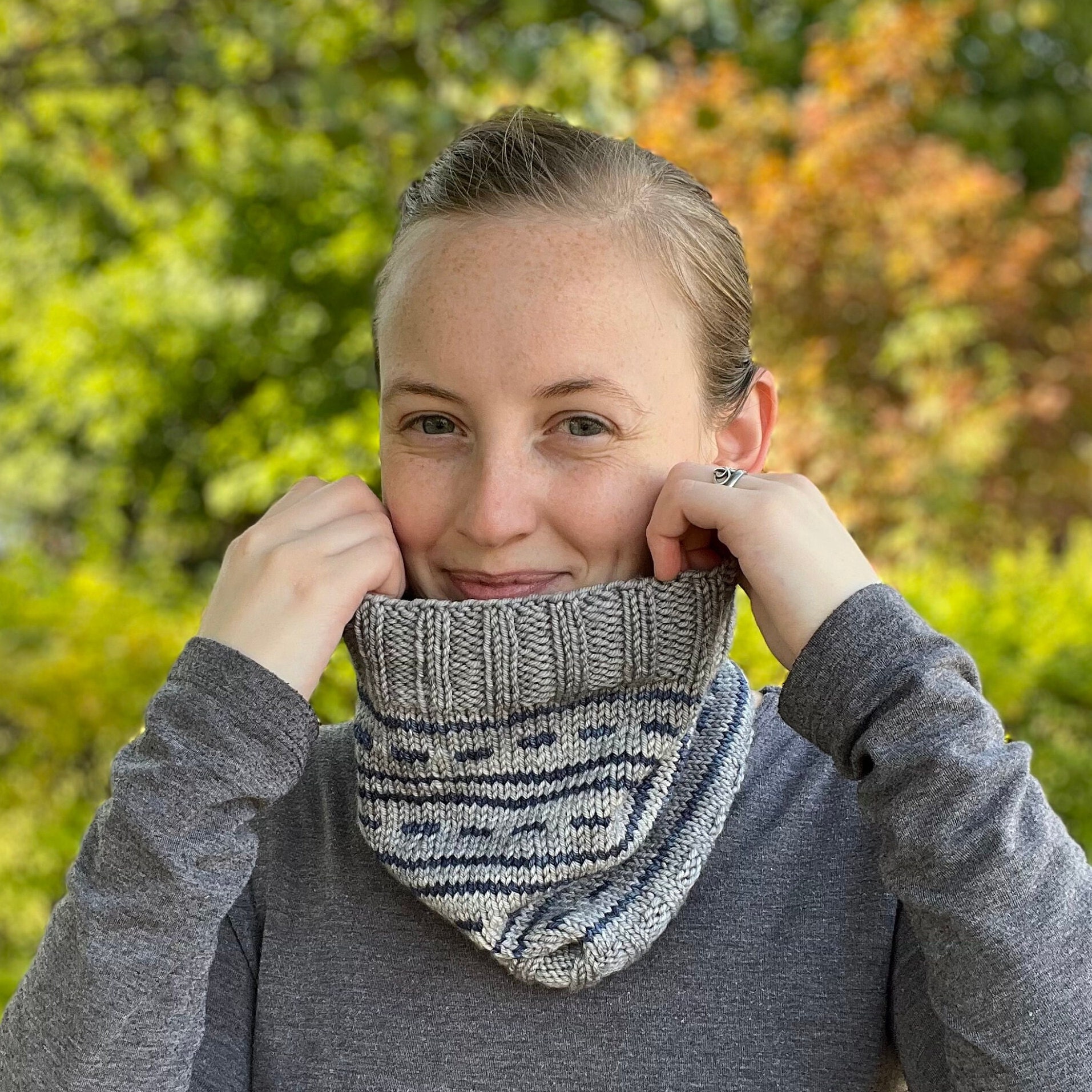 Simple Cowl Knitting Pattern // DK Weight Cowl // Easy to Knit - Etsy