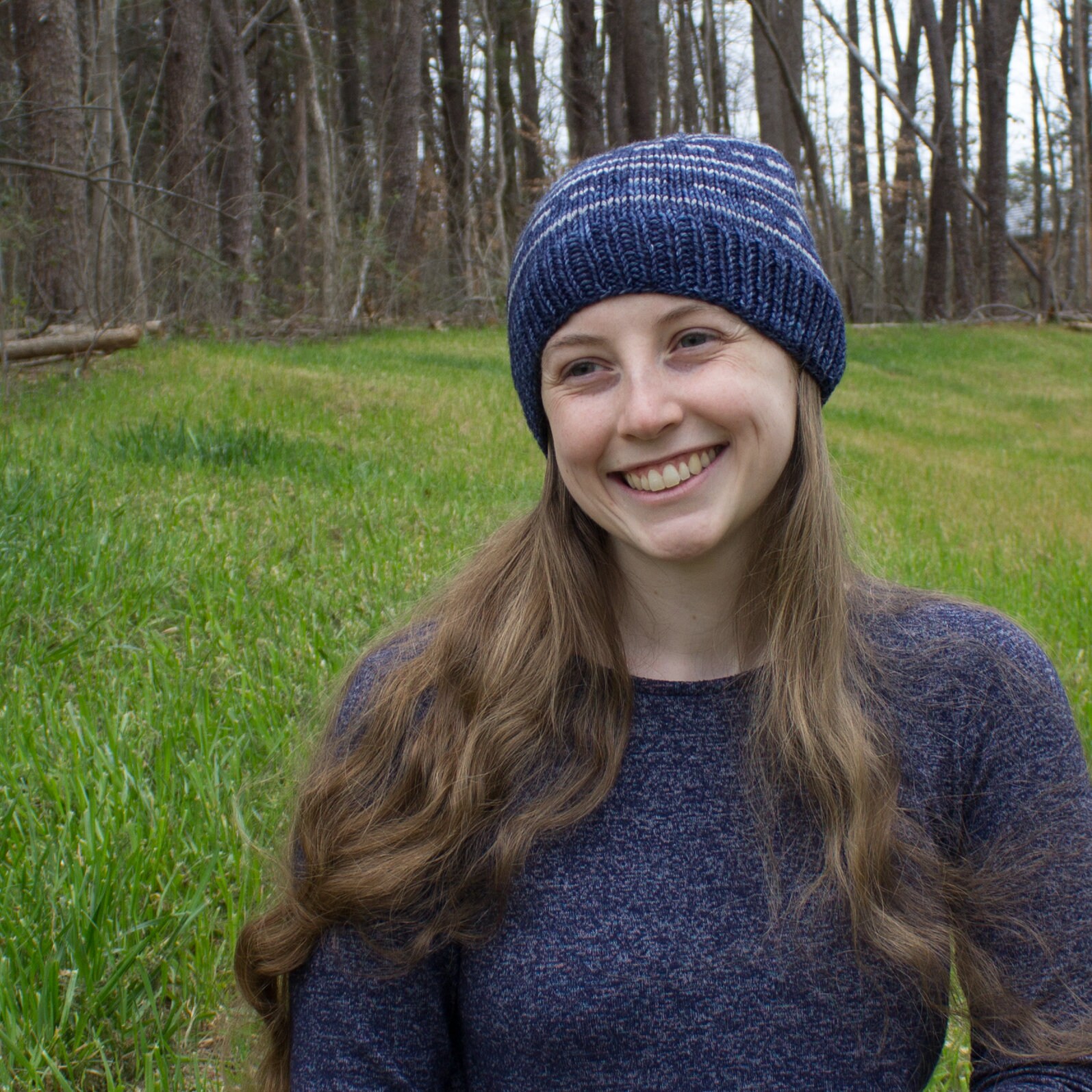 Simple Hat Knitting Pattern // DK Weight Hat // Colorwork Hat // Road ...