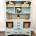 SOLD Do Not Buy Light Turquoise Hutch - Etsy