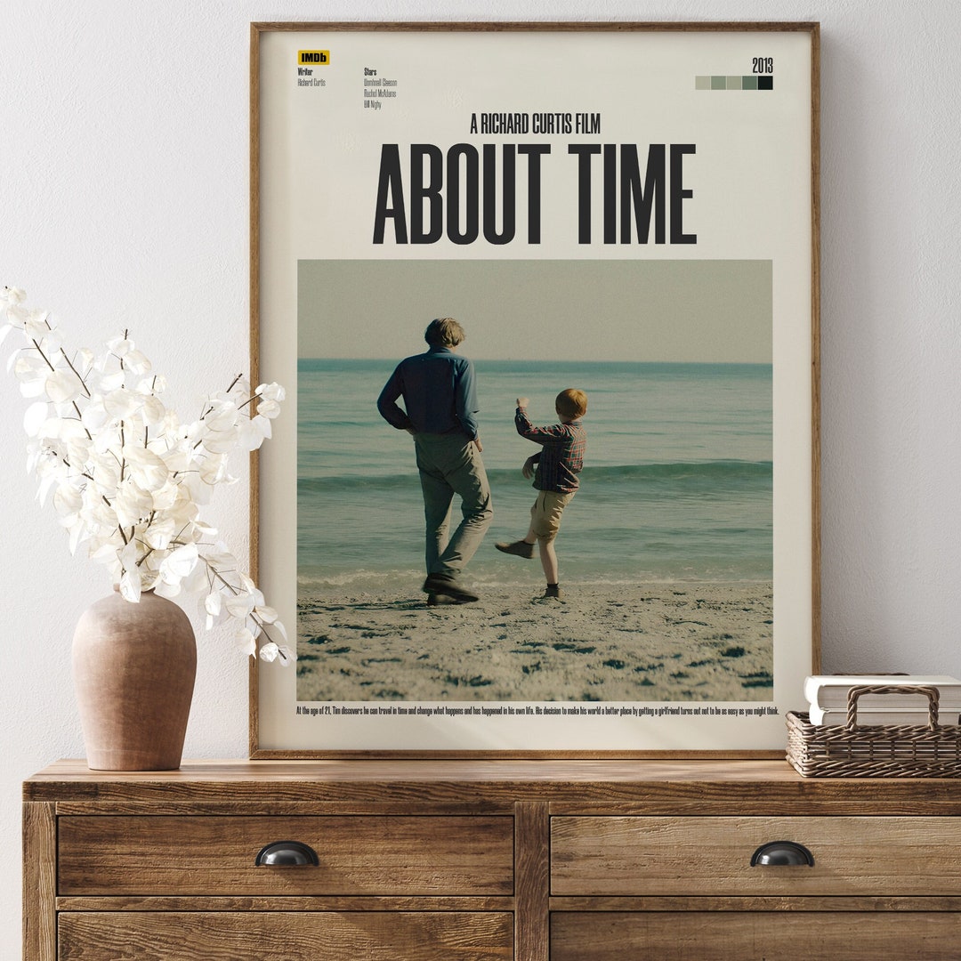 ABOUT TIME Movie Poster Print Modern Illustration Fan Art - Etsy