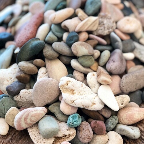 Round Sea Stones bulk 100 Pcs Small-baltic Beach Stones-sea | Etsy
