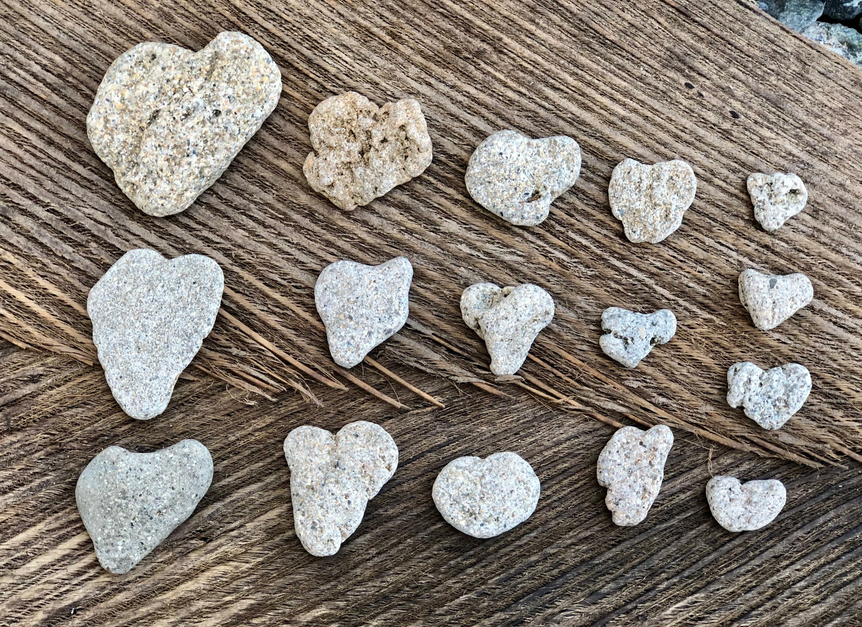 Heart Shaped Natural Rocks - Etsy