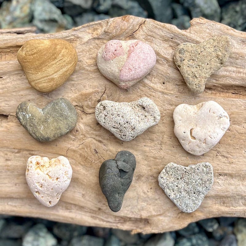 Heart Shaped Rocks - Etsy