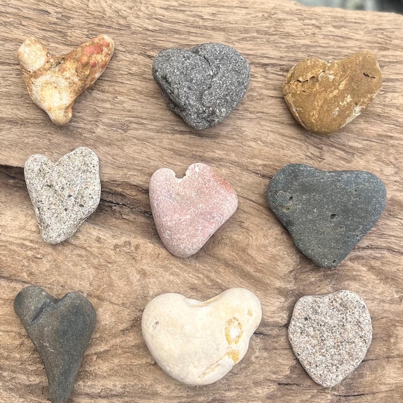 Heart Shaped Rocks - Etsy