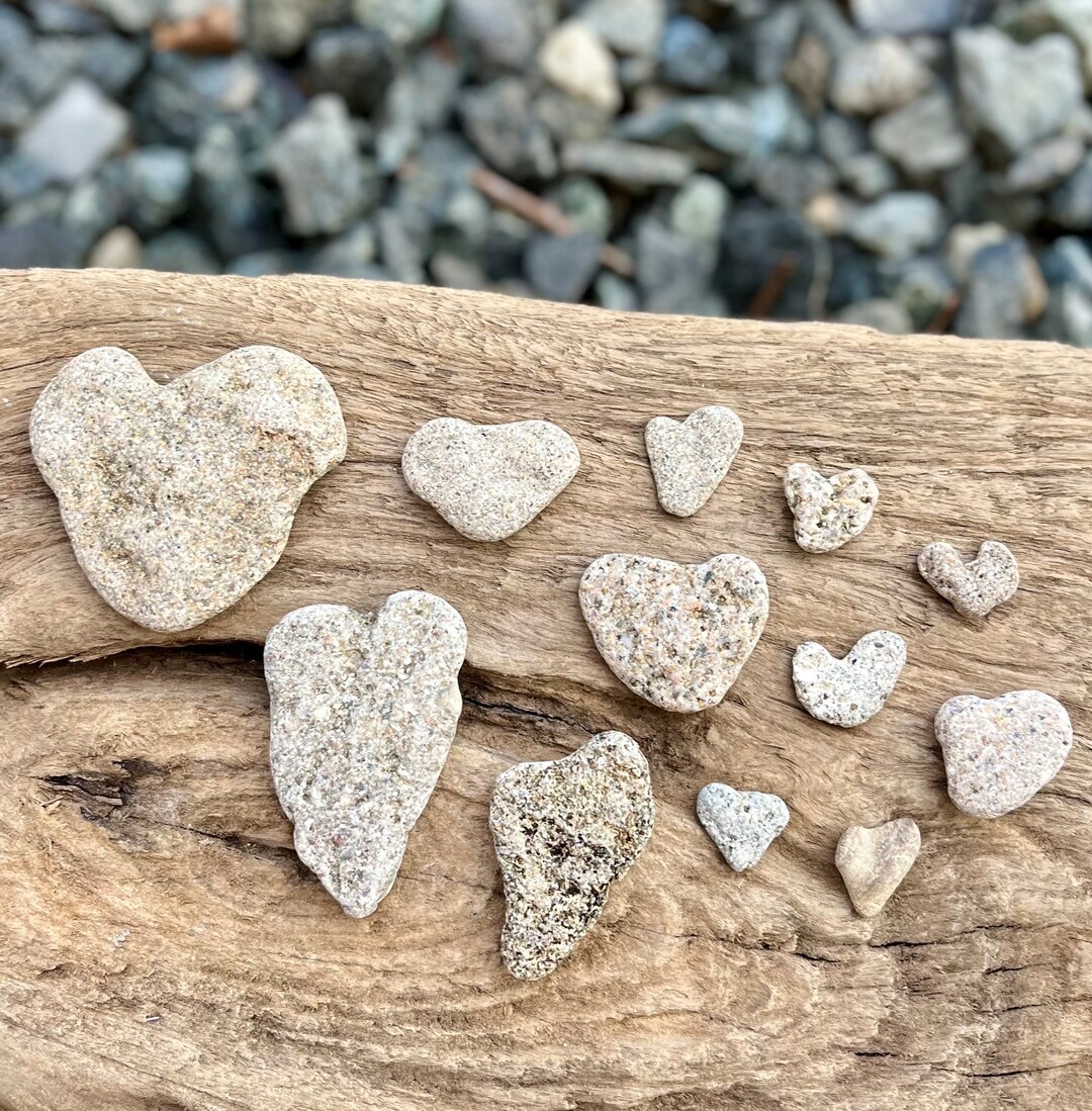 Heart Shaped Stones - Etsy