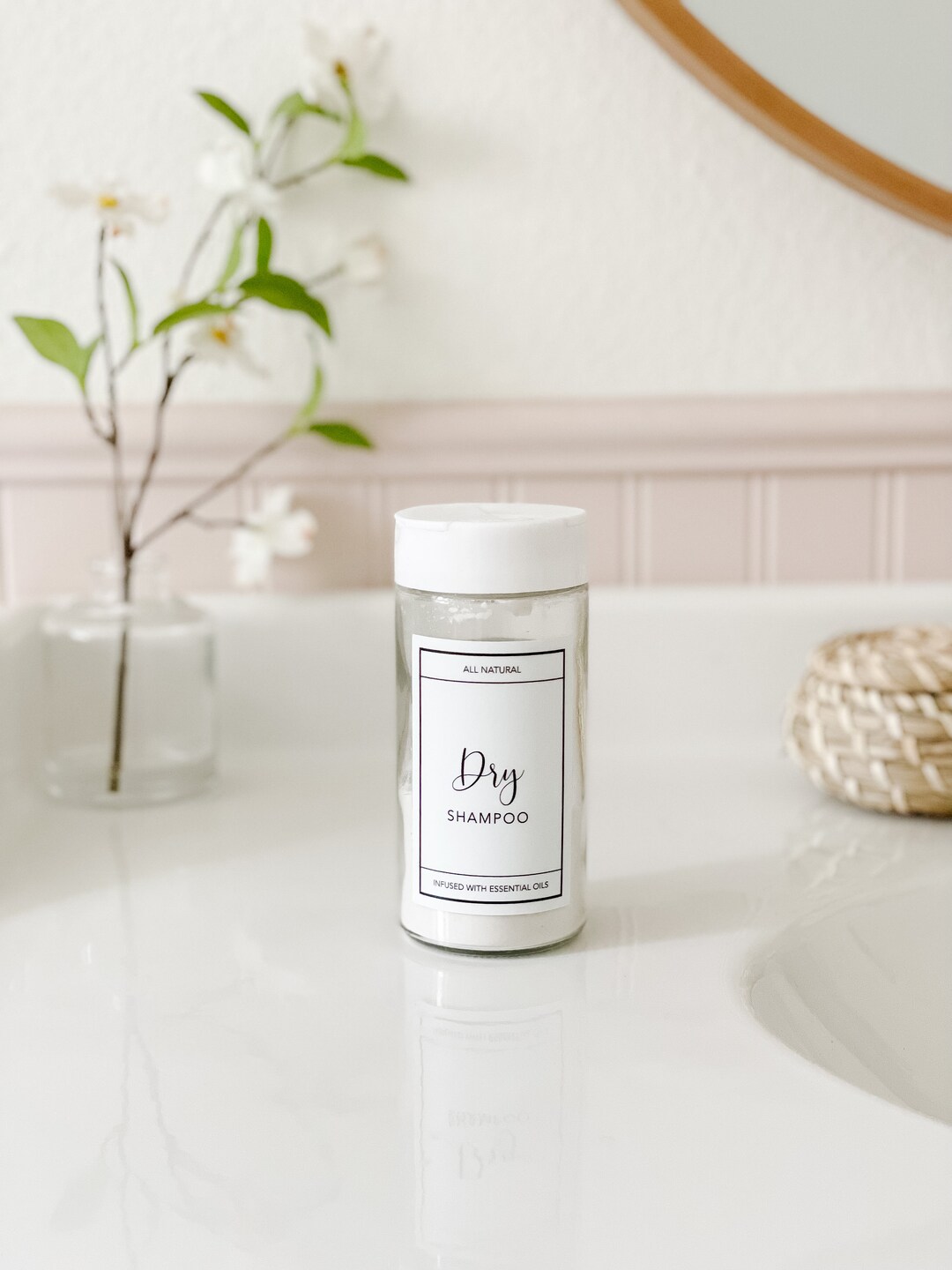 Dry Shampoo Label | Script Font | Personal Care Label - Etsy