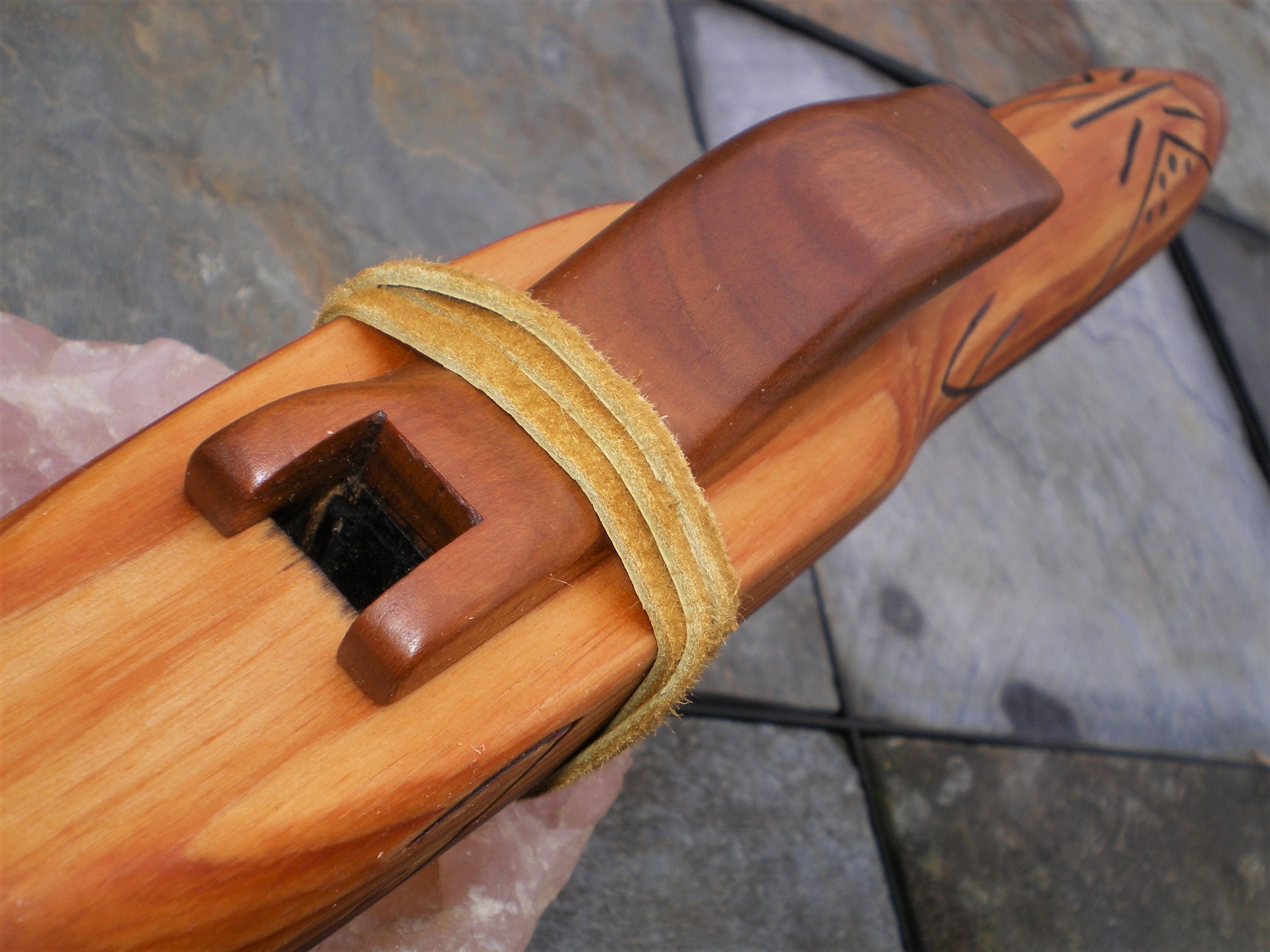 Old Growth Spruce Wood Native American Style Flute and Cloth - Etsy