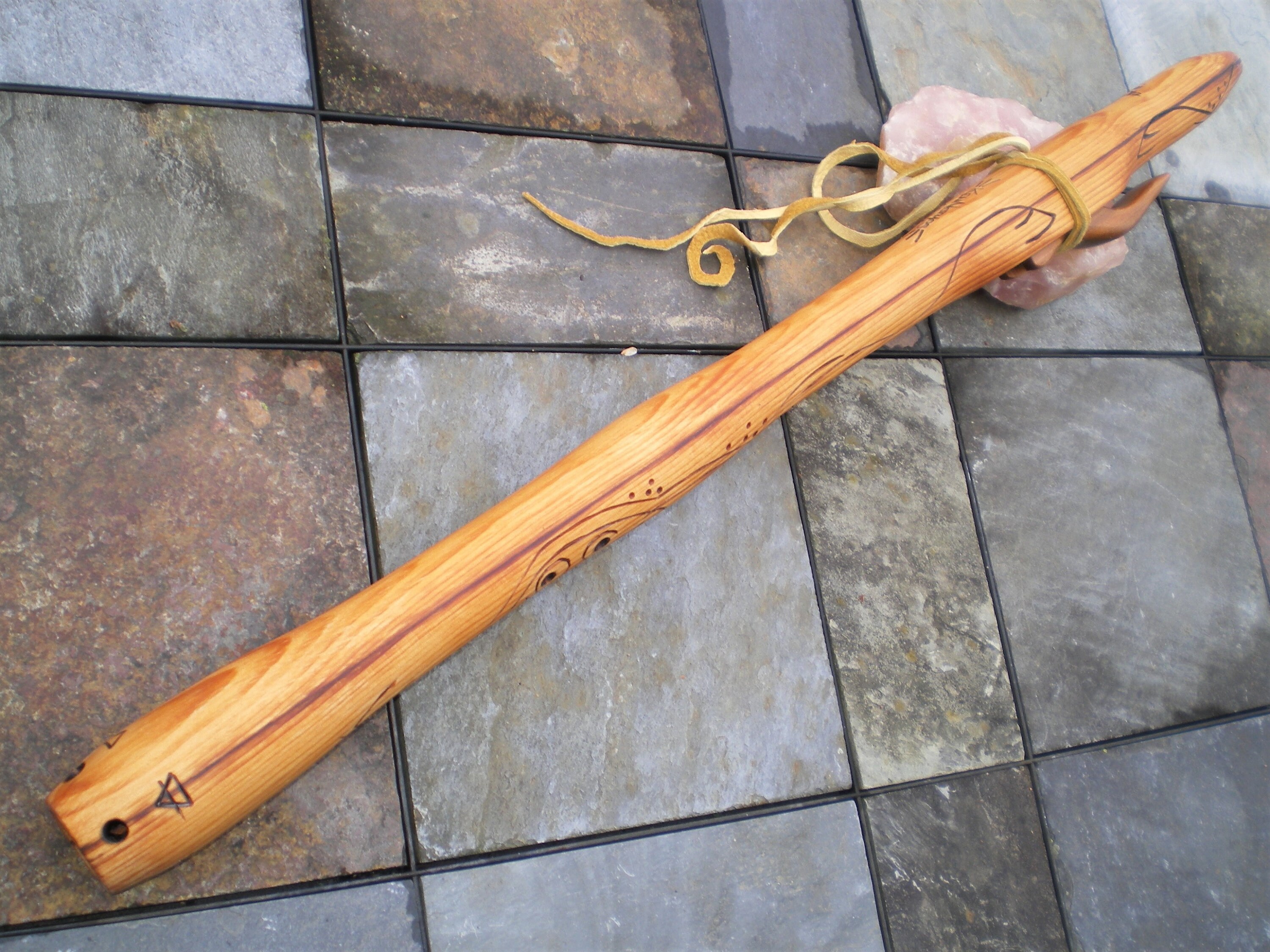 Old Growth Spruce Wood Native American Style Flute and Cloth - Etsy