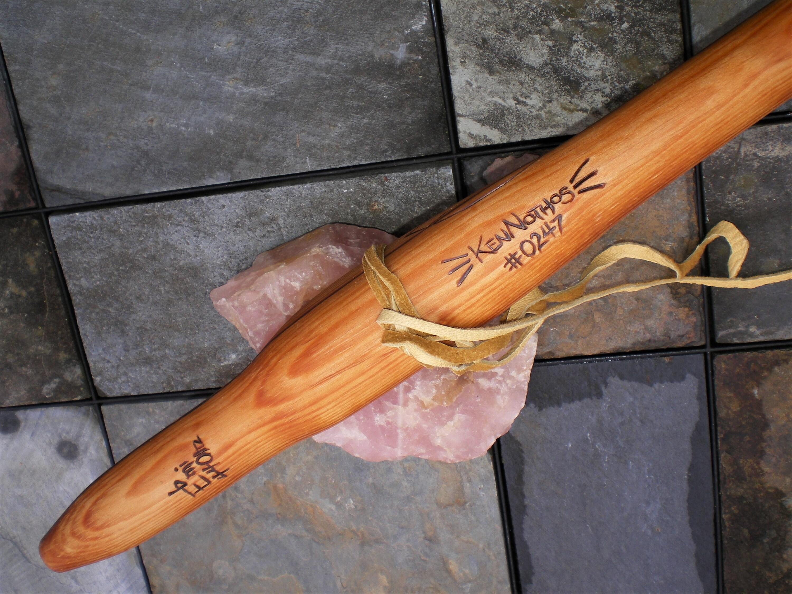 Old Growth Spruce Wood Native American Style Flute and Cloth - Etsy