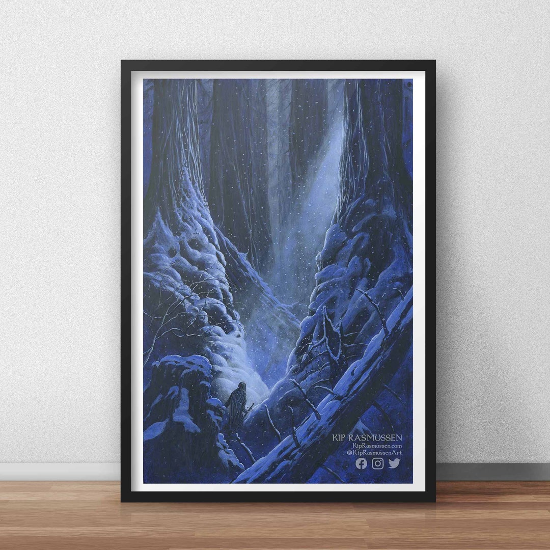 Tolkien Art Print, the Lord of the Rings, the Hobbit, the Silmarillion ...