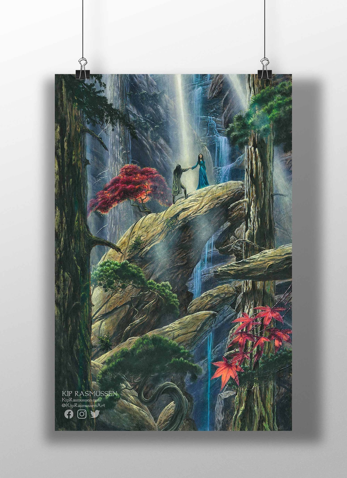 Tolkien Art Print, the Lord of the Rings, the Hobbit, the Silmarillion ...