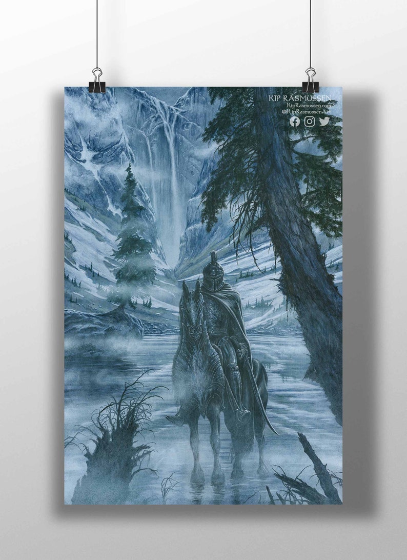 Tolkien Art Print the Lord of the Rings the Hobbit the | Etsy