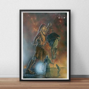 Tolkien Art Print, the Lord of the Rings, the Hobbit, the Silmarillion ...