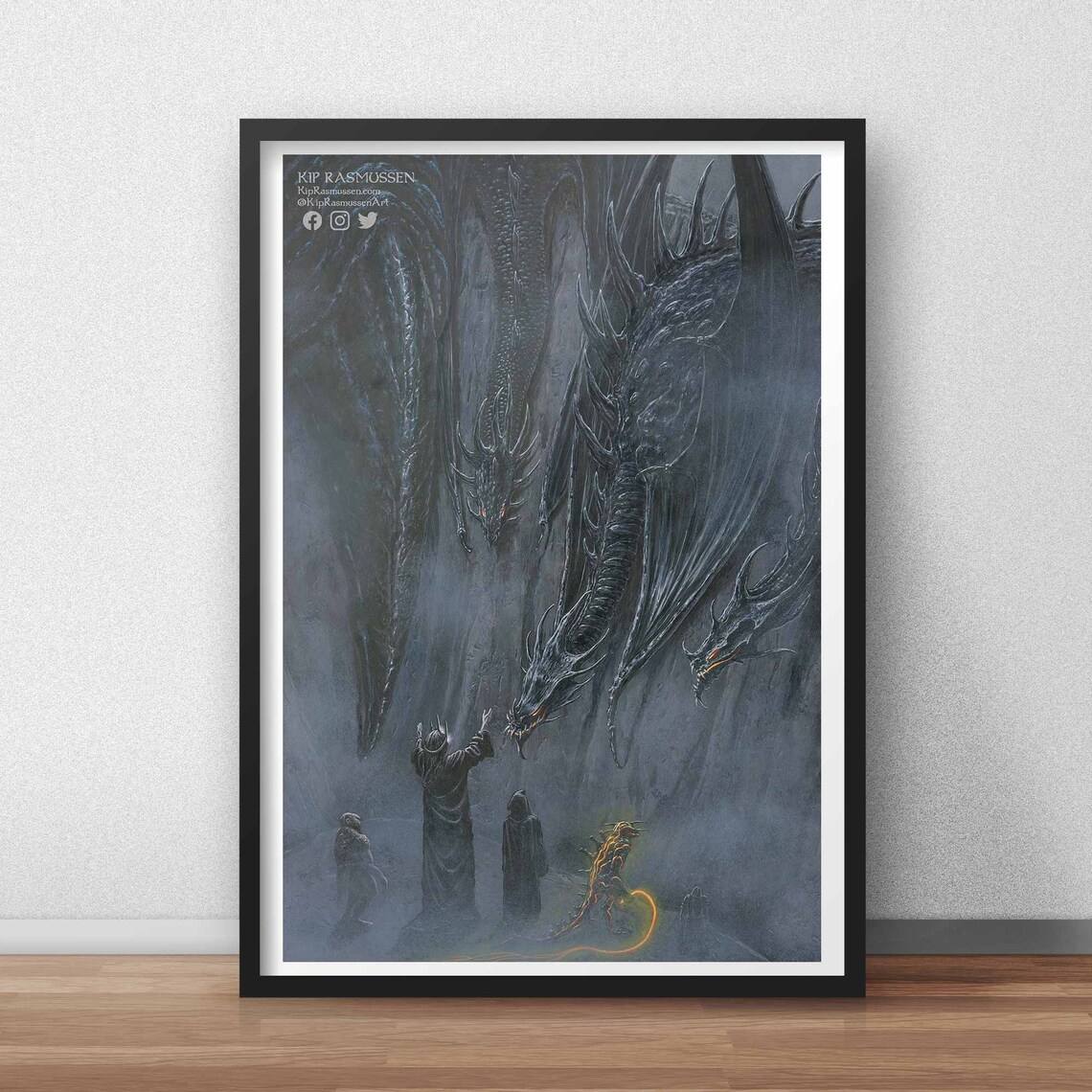 Tolkien Art Print, the Lord of the Rings, the Hobbit, the Silmarillion ...