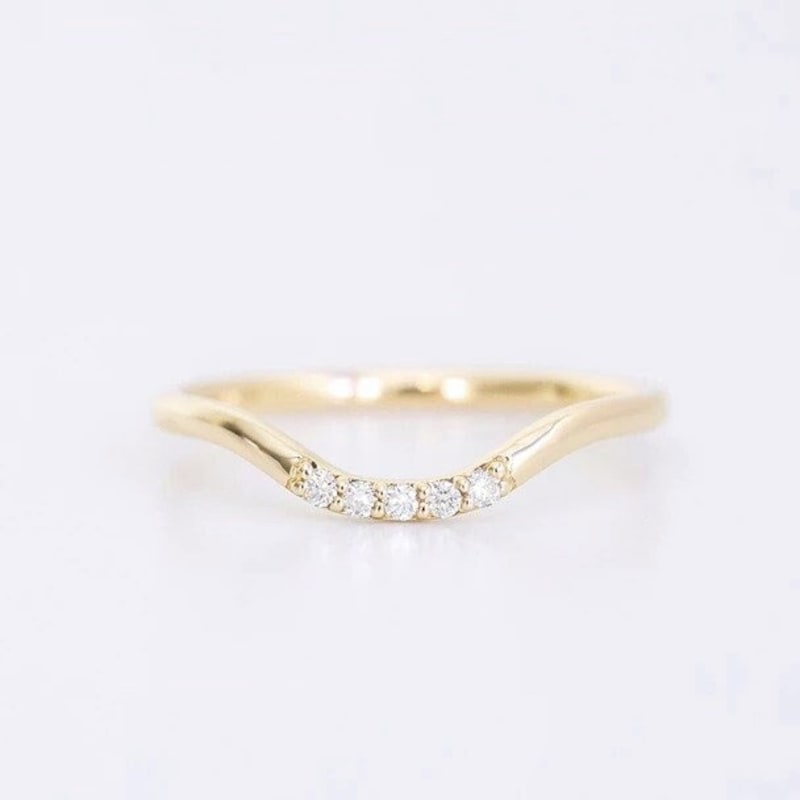 Curved Ring - Etsy
