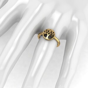 Tree of Life Ring, Spiritual Ring, Tree of Life Ring Band, Bridesmaid ...
