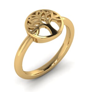 Tree of Life Ring, Spiritual Ring, Tree of Life Ring Band, Bridesmaid ...