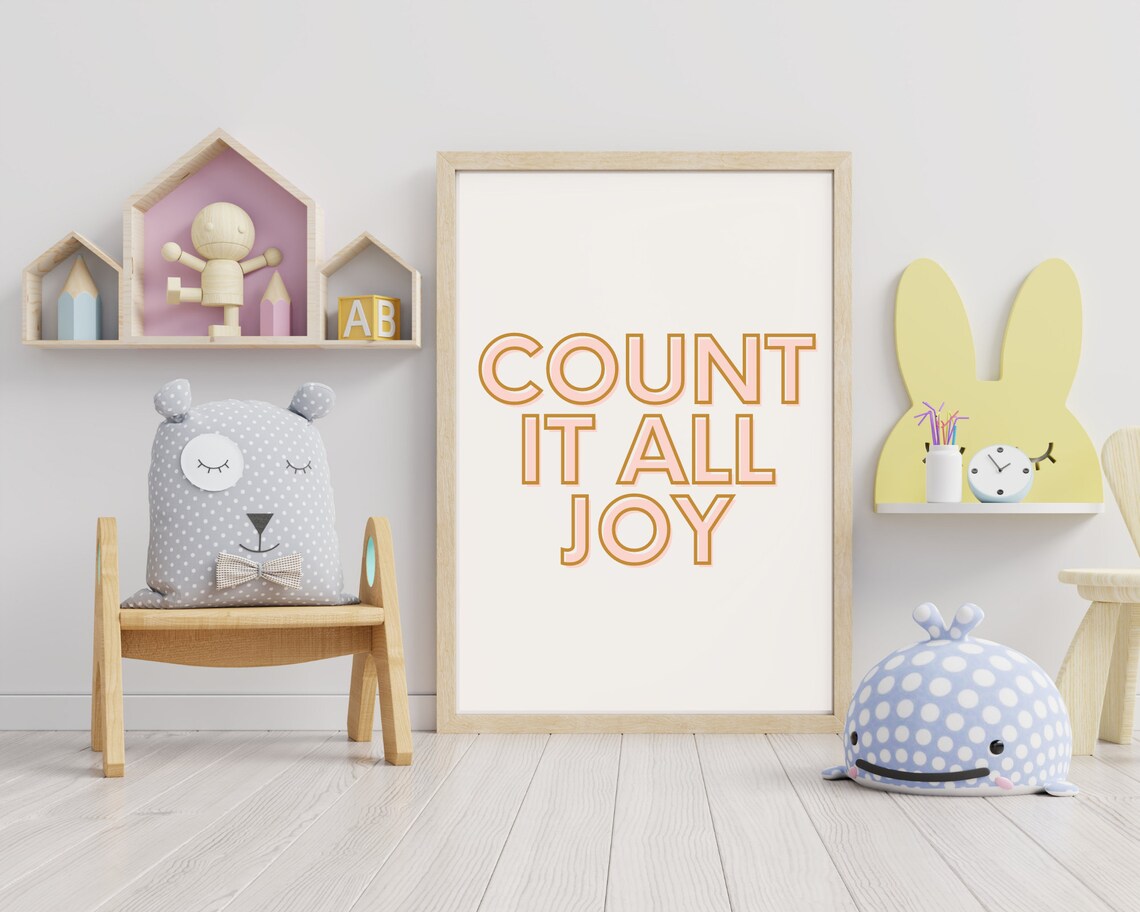 Count It All Joy Download, Printable Quote, Religious, Wall Decor ...