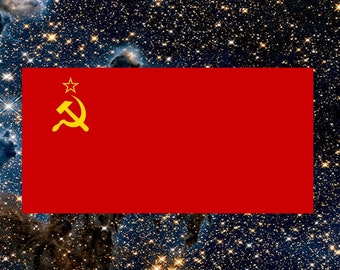 Ussr Flag Stickers - Etsy