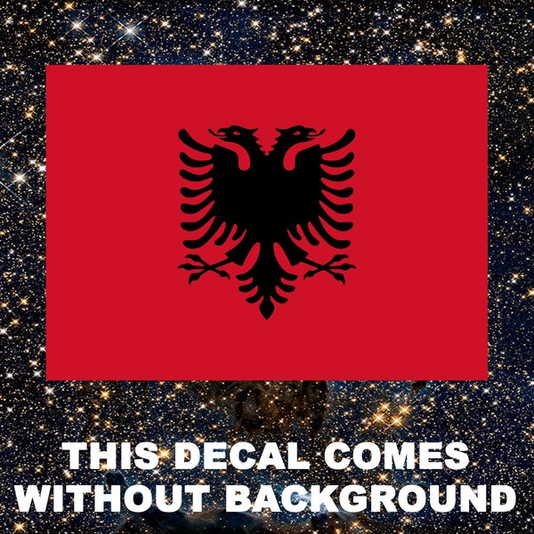 Albania Flag Stickers - Etsy