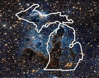 Pink Michigan Car Decal - Etsy