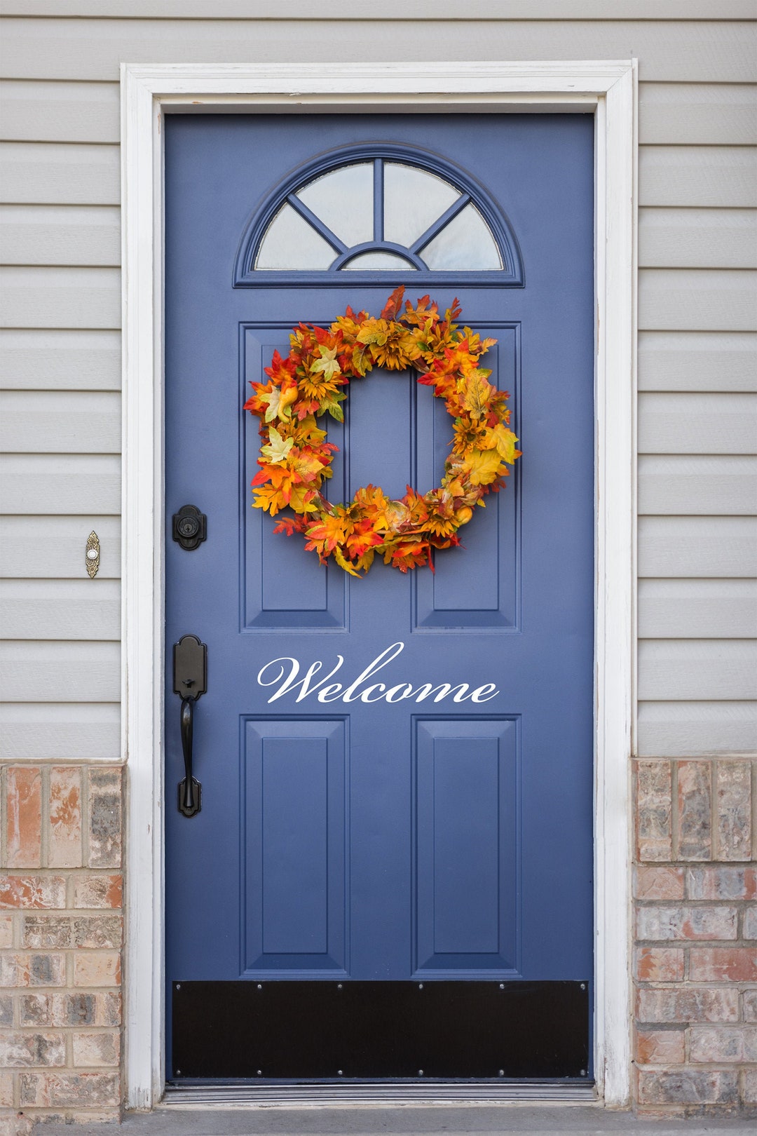 Welcome, Front Door, Porch Decor - Etsy