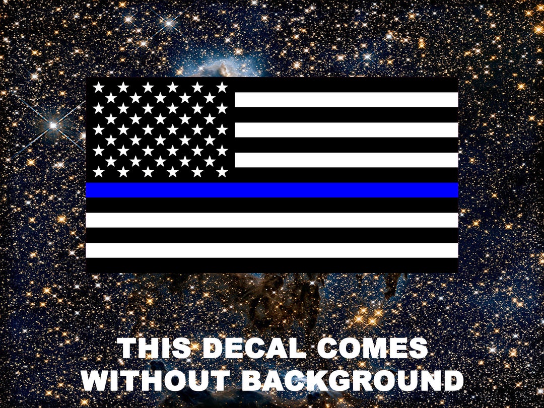 Thin Blue Line Flag, Support Police, Back the Blue, Bumper Stickers ...