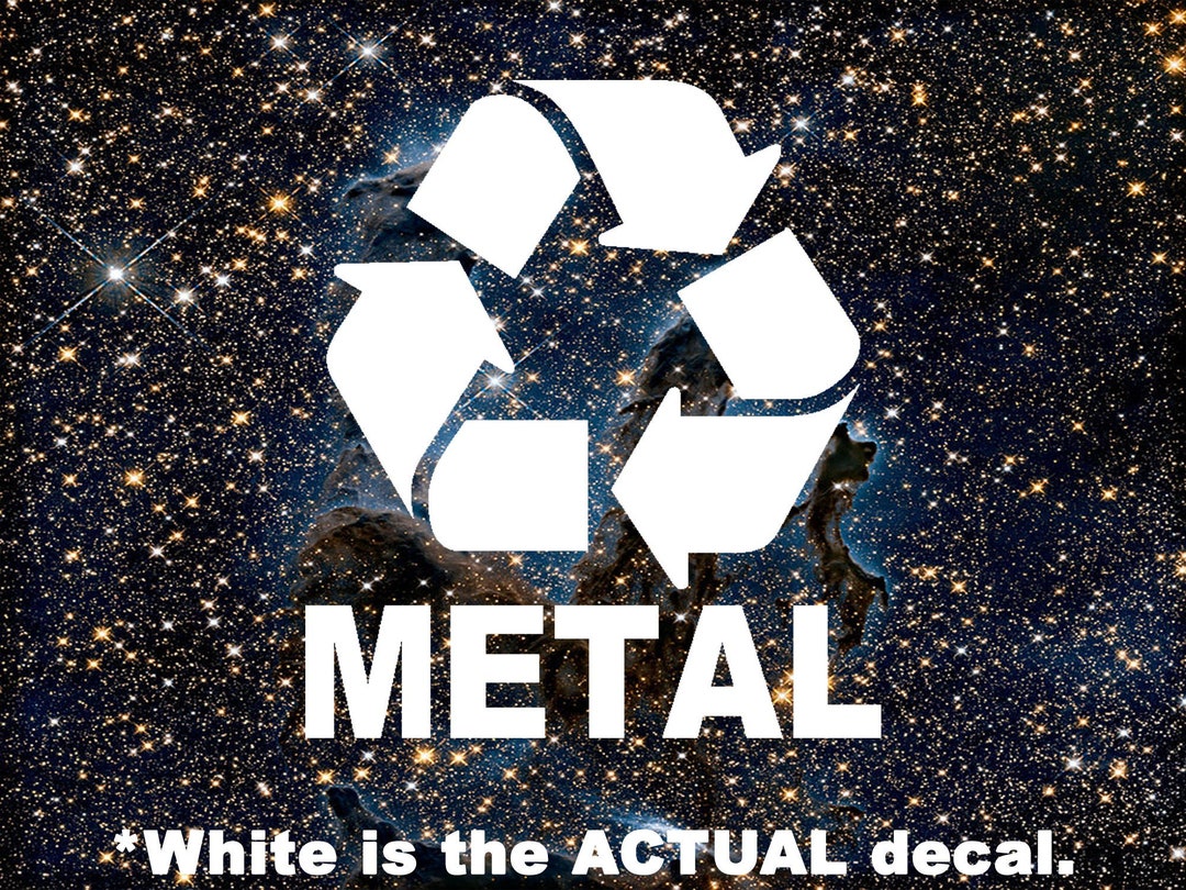 Recycle Metal, Vinyl Decal, Metal Recycling, Reclaimation, Reuse ...