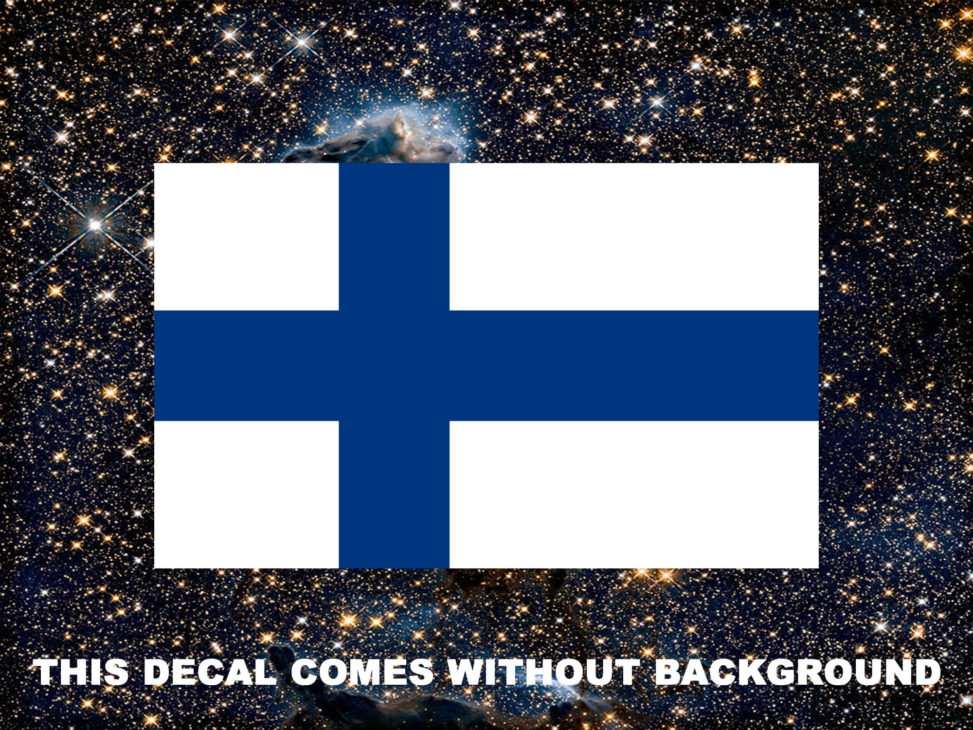 Finland Flag, Finnish Decor, Bumper Stickers, Desktops, Laptops, Car ...