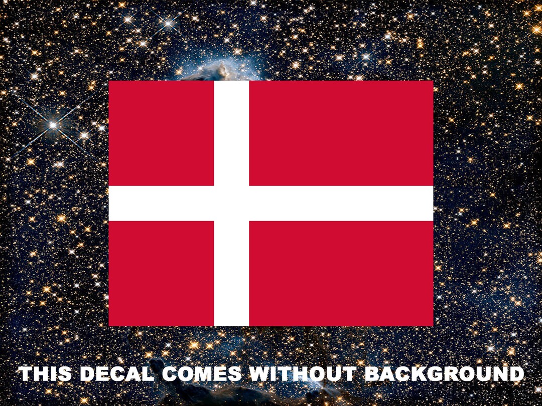 Denmark Flag, Danish Decor, Bumper Stickers for Car, Laptop, Cell phone ...