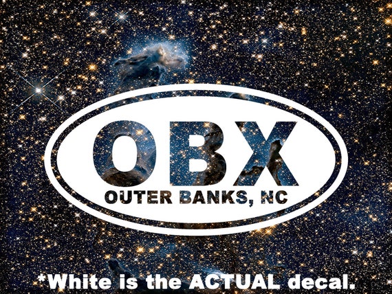 Outer Banks Decal OBX Decal Outer Banks Sticker North - Etsy