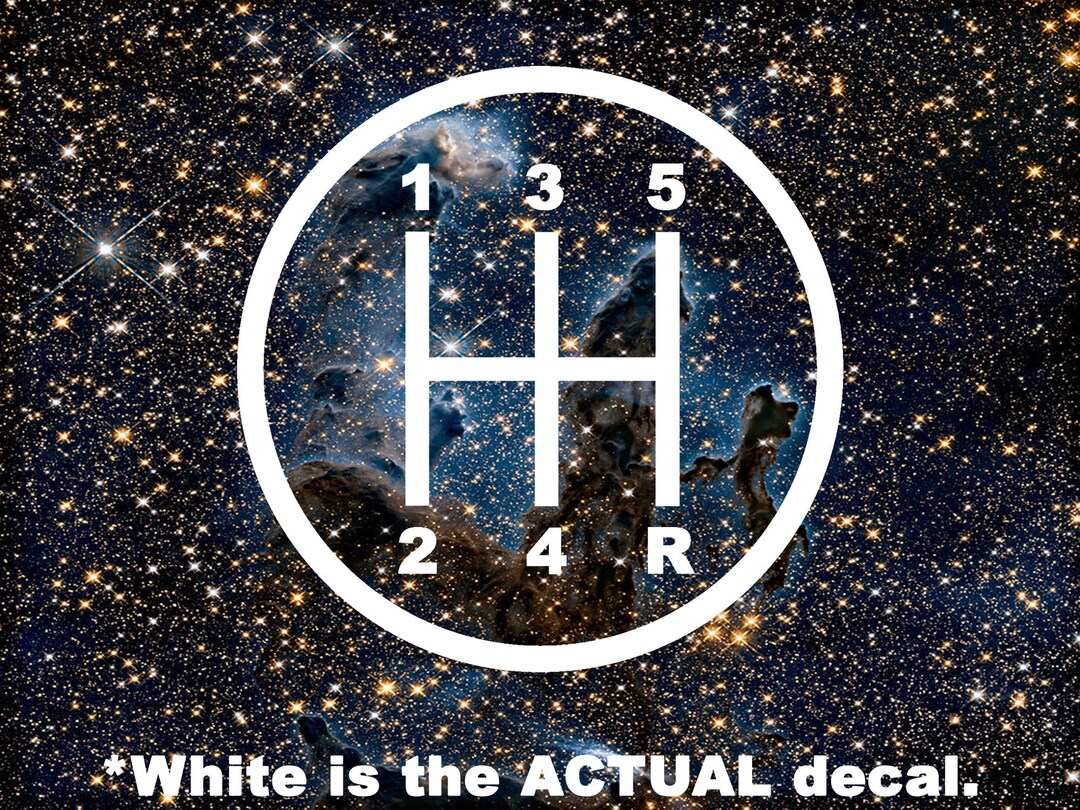 5 Speed Decal, Manual Transmission, Anti-theft Device - Etsy