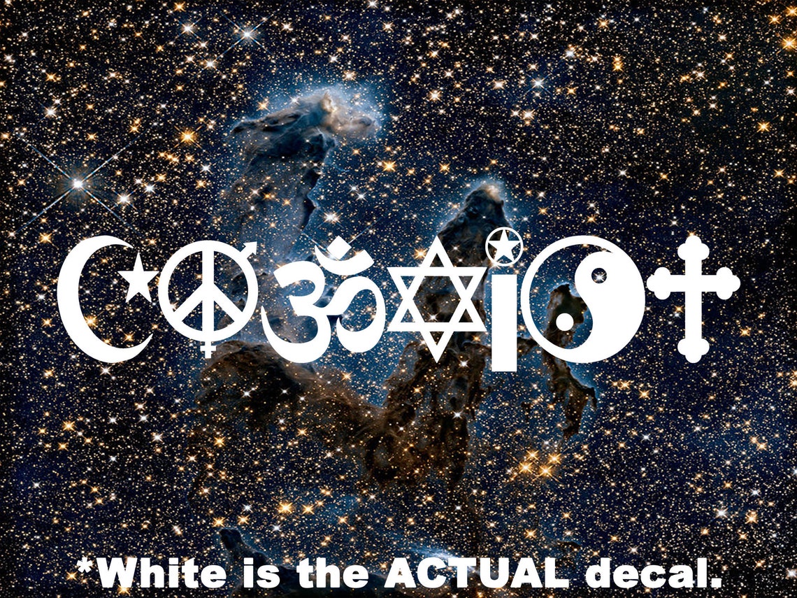 Coexist Sticker Coexist Bumper Sticker Coexist Decal | Etsy