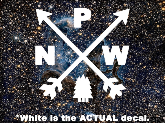 Pacific NorthWest Vinyl Decal PNW Decor Bumper Stickers for - Etsy.de