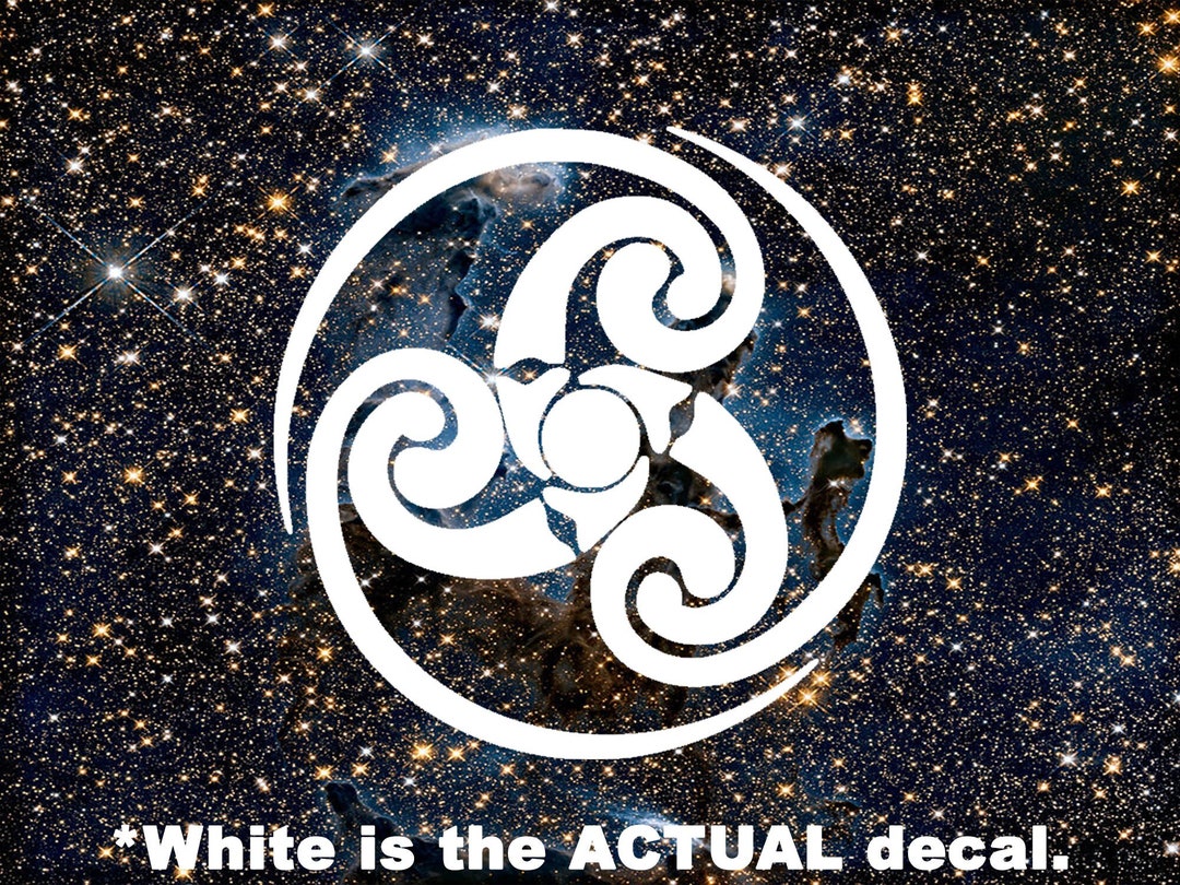 Trinity Knot Vinyl Decal, Trefoil Spiral, Celtic Symbol, Bumper ...