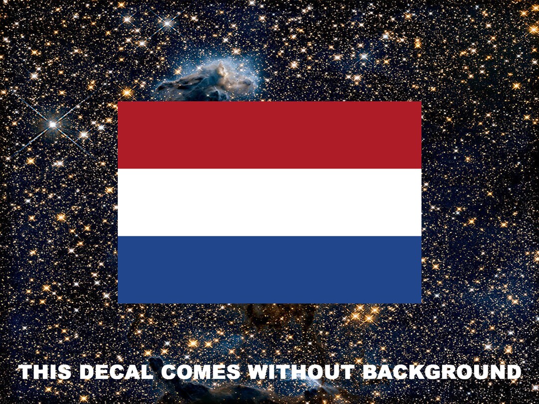 The Netherlands Flag, Dutch Decor, Bumper Stickers for Car, Laptop ...