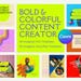 VIBRANT & EDGY BUNDLE, Instagram Post Story, Reels Templates for Canva ...