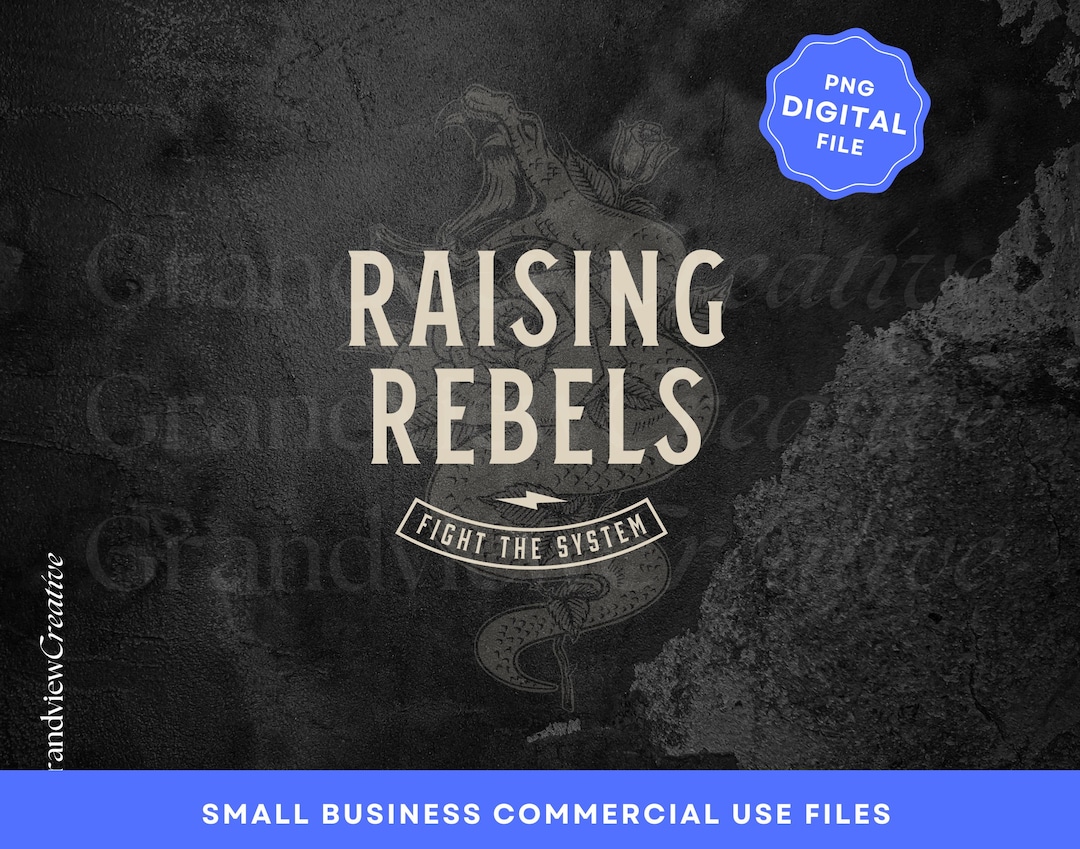 Raising Rebels PNG Digital File, Mothers Day PNG, Edgy Mom T-shirt ...
