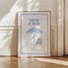 Meet Me by the Sea, Blue Beach Art, Summer Wall Art Downloadable ...