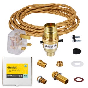 Plug in Pendant Brass Fitting - Etsy UK