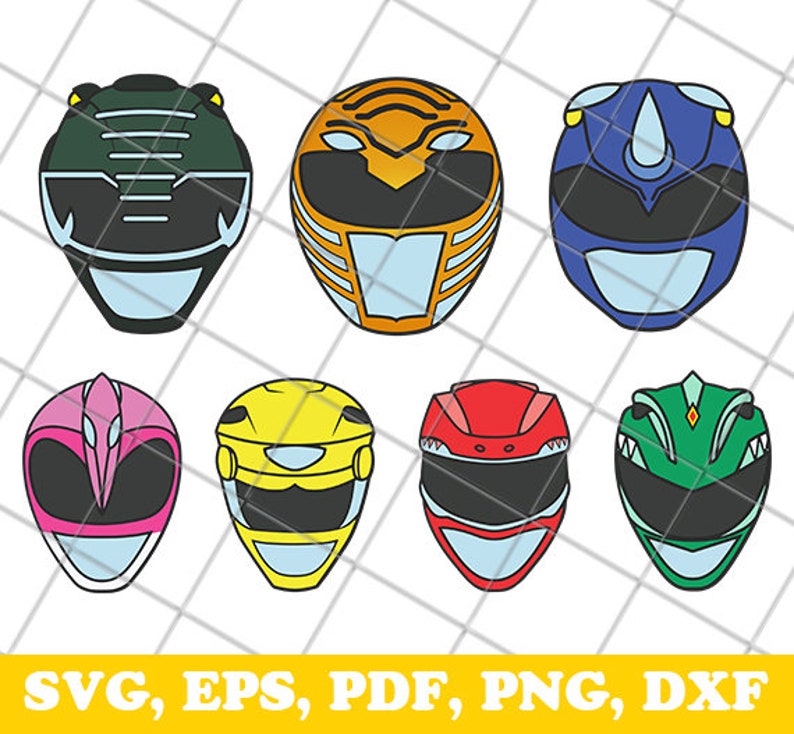 Instant download Power Rangers Power Ranger SVG Power Ranger | Etsy