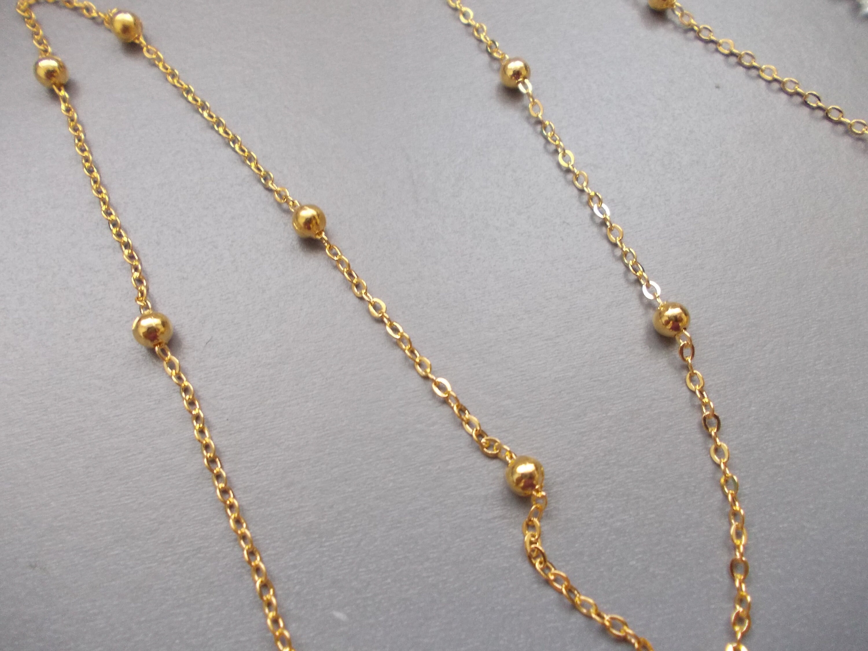 Satellite Jewellery Chain Small Ball & Chain Choose Silver - Etsy UK