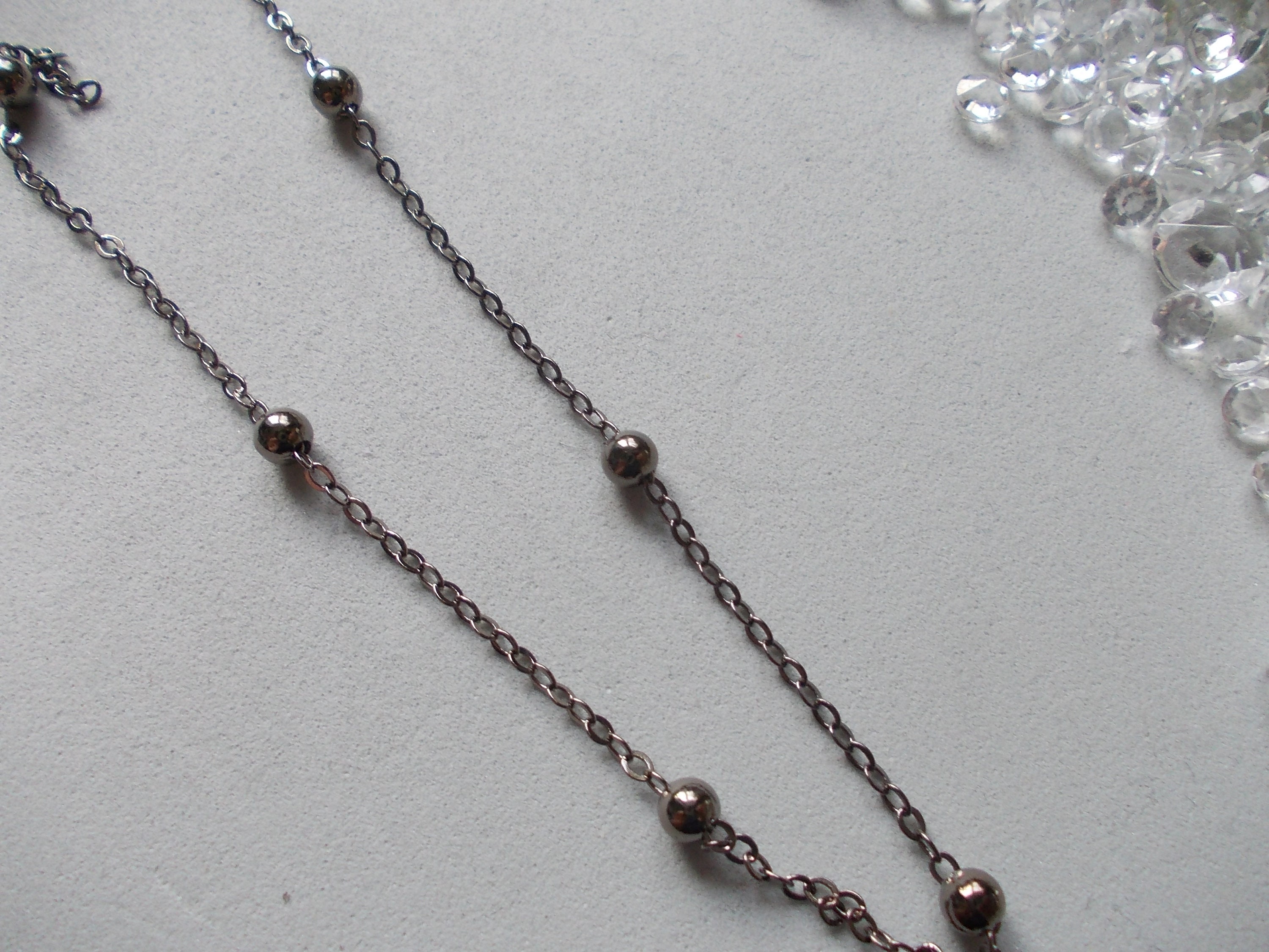 Satellite Jewellery Chain Small Ball & Chain Choose Silver - Etsy UK
