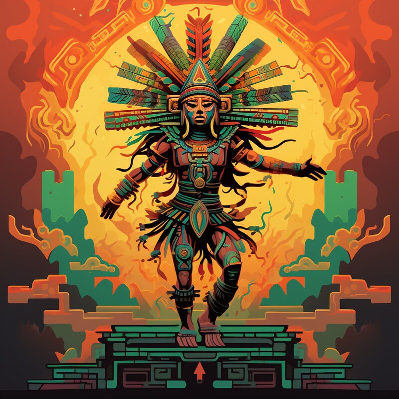 Aztec Sun God - Etsy