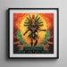 Aztec God of Sun Mayan Wall Art Aztec Digital Print Mythological Digital Art - Etsy