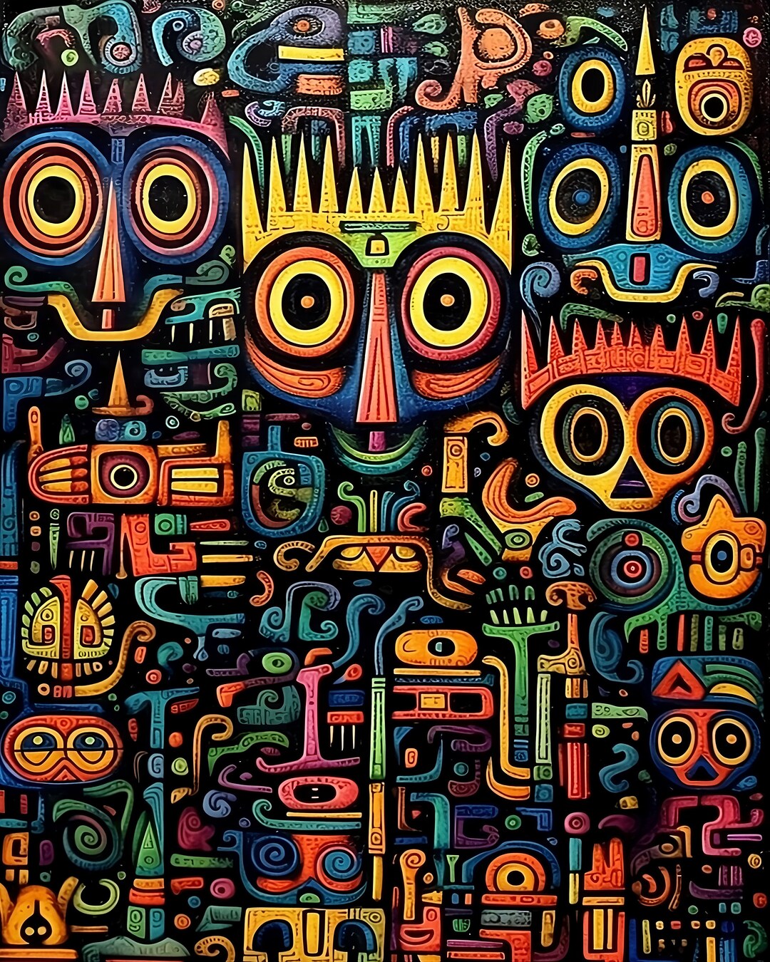 10 Inca Digital Prints Aztec Digital Print Mayan Wall Art Mythological ...