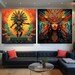 Aztec God of Sun Mayan Wall Art Aztec Digital Print Mythological Digital Art - Etsy